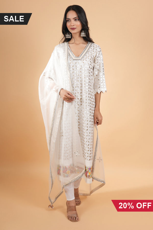 Golden Threads of Tradition Suit Set